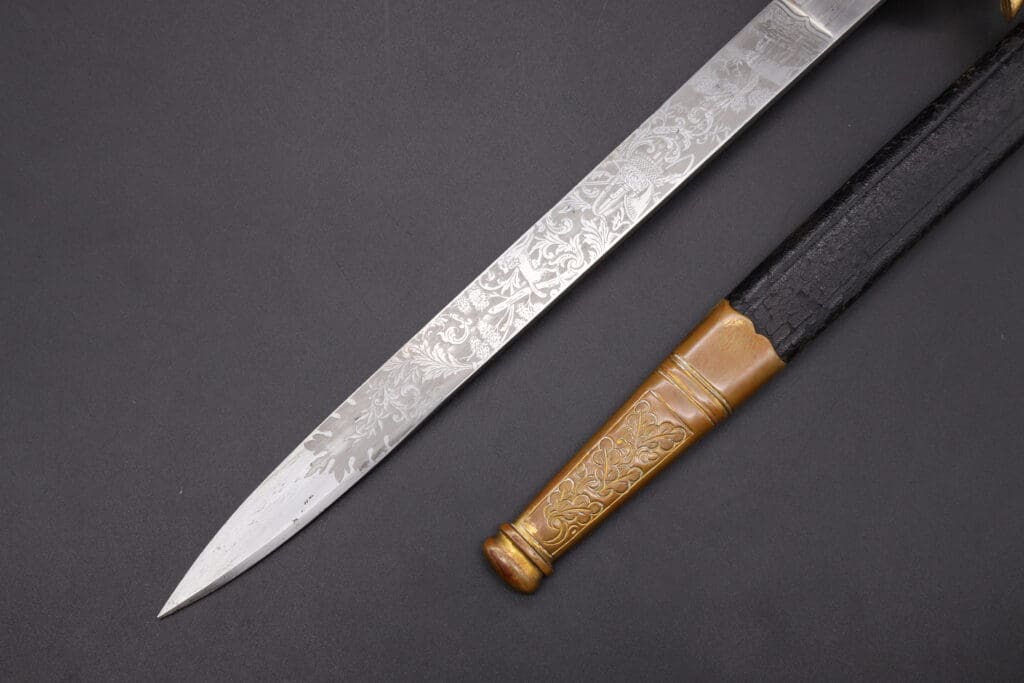 Army Forestry Dagger with Matching Wehrpass and Photo - Edged Militaria