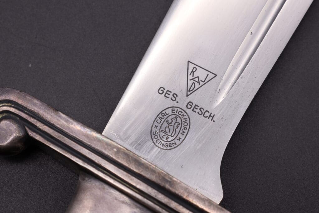 Early RAD Hewer Dagger by Eickhorn - Edged Militaria