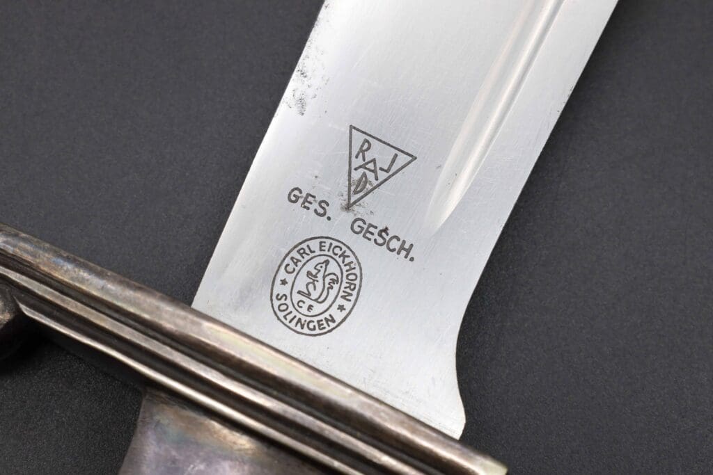 Early RAD Hewer Dagger by Eickhorn - Edged Militaria
